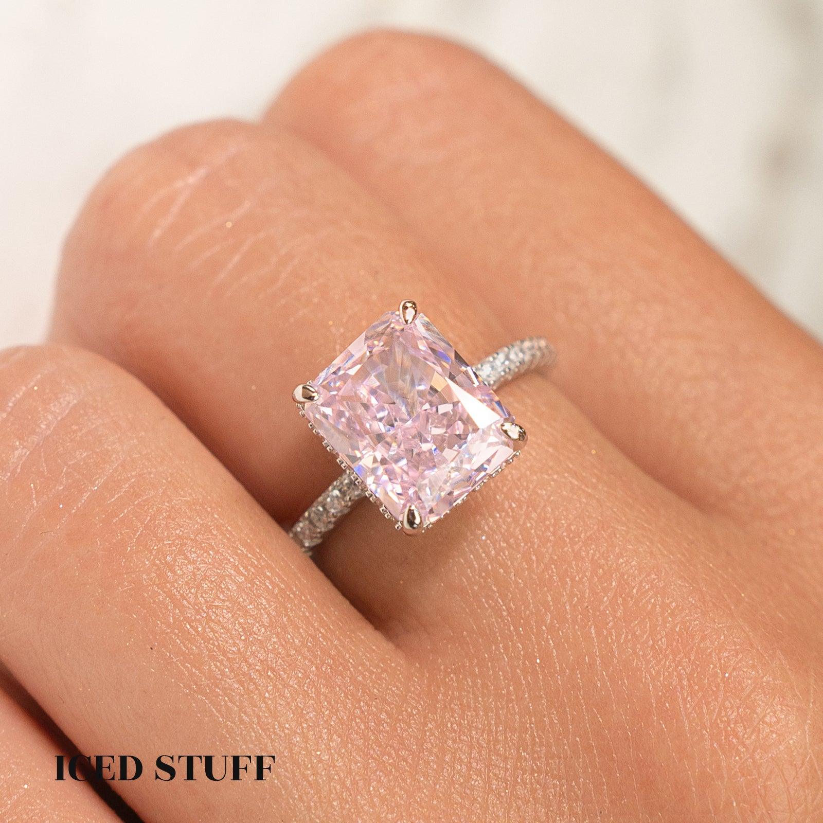 Pierścionek Gemstone Pink S925 | Women Collection | ICED STUFF®